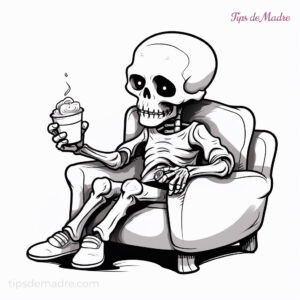Dibujos de calavera para colorear e imprimir - Tips de Madre